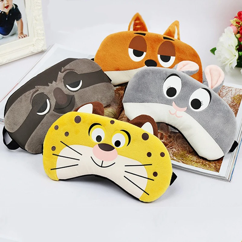 Cartoon Sleep Eye Mask Cute Funny Anime Eye Cover Sleeping Mask Kids ...