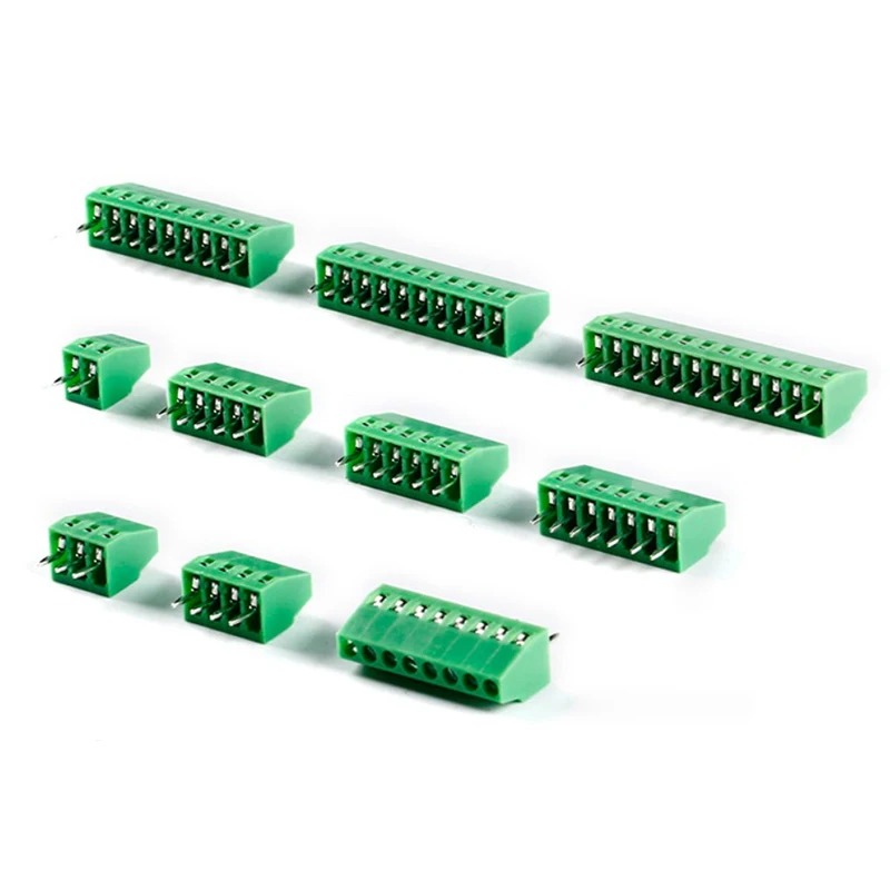 10 stück KF128 2,54-2P 3P 4P 5P 6P 7P 8P 9P 10 P Stecker Terminal Block 150V 6A 2,54mm