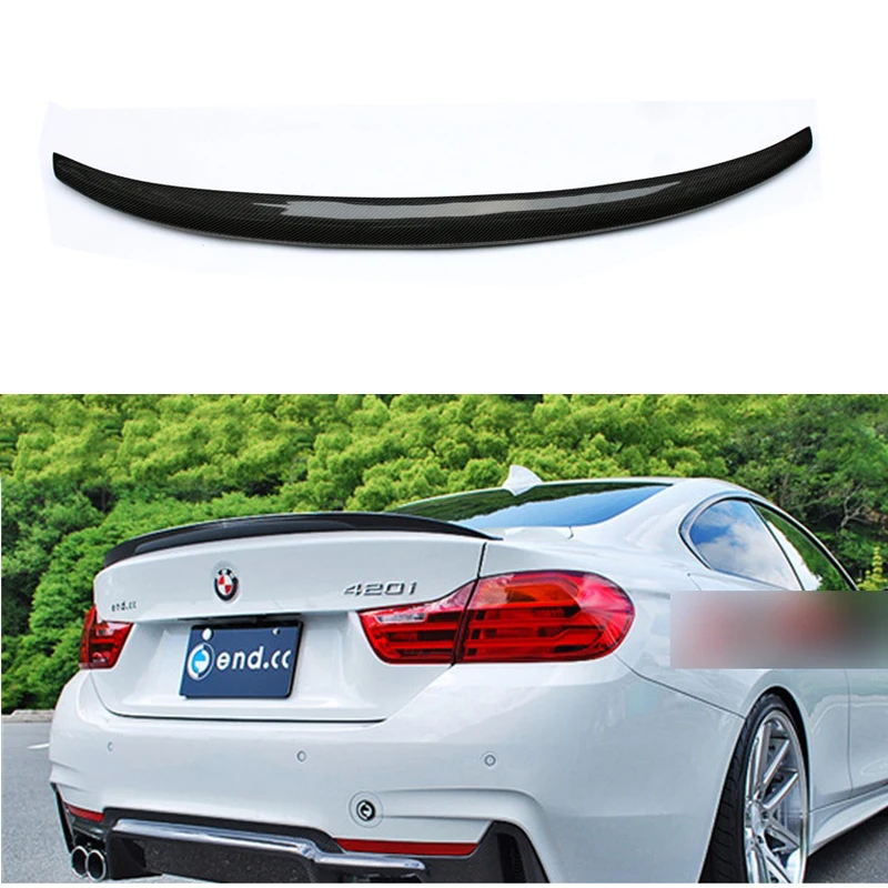 For BMW F36 Carbon Rear Spoiler M4 Style 4 Series 4 Door Gran Coupe ...