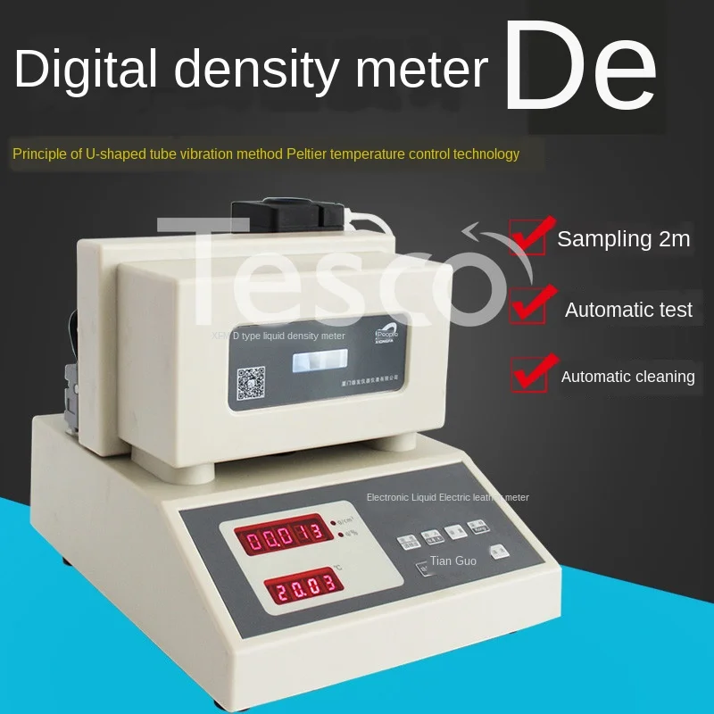 Digital Density Meter U shaped Vibrating Tube Method Density Meter ...