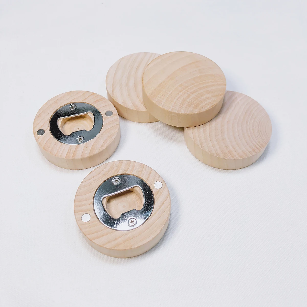 Pack-of-50-Wood-Magnetic-Bottle-Openers-Wooden-Fridge-Magnet-Beer ...