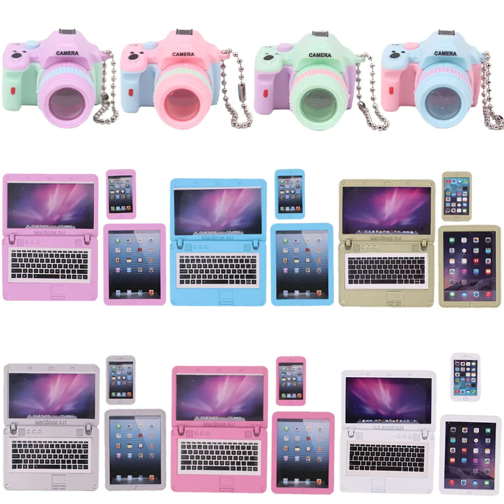 1 Pcs Mini Camera Phone Computer Doll Toy For 18 Inch American Doll ...