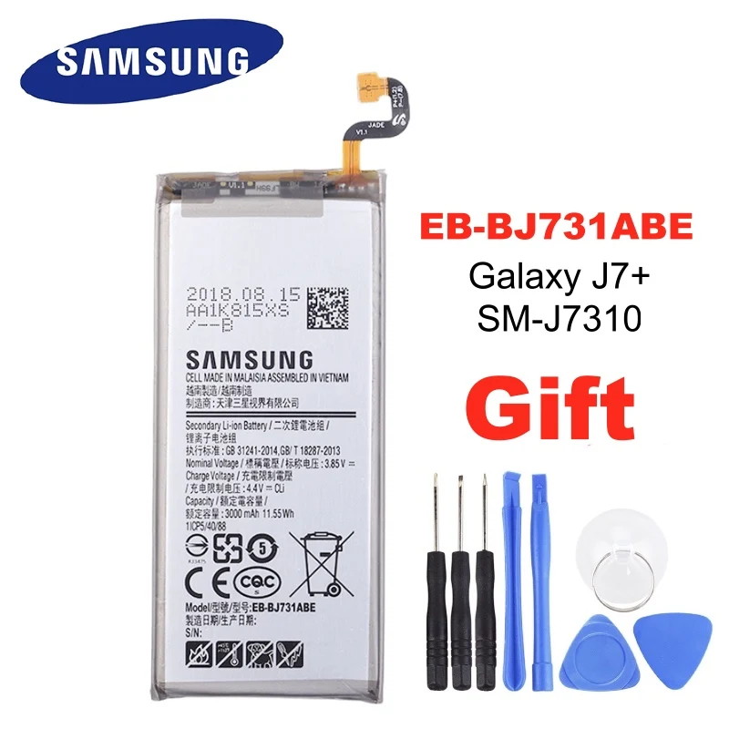 EB-BJ731ABE-100-Original-Replacement-Battery-For-Samsung-GALAXY-C8-J7 ...