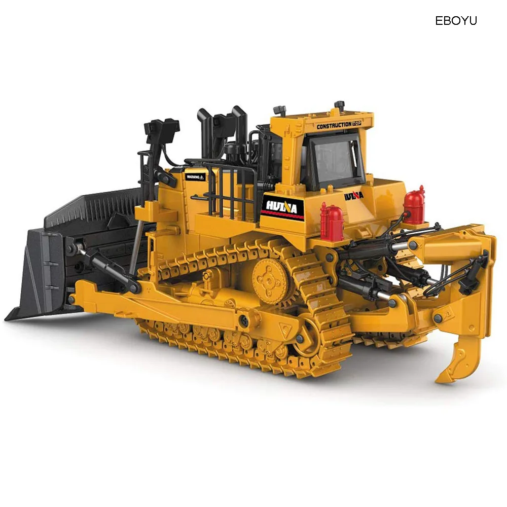 1:50 Mini Engineering Track-Type Bulldozer Metal Tracks Electric ...