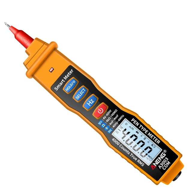ANENG Digital Pen Multimeter NCV AC/DC Voltmeter Ohmmeter Resistance ...