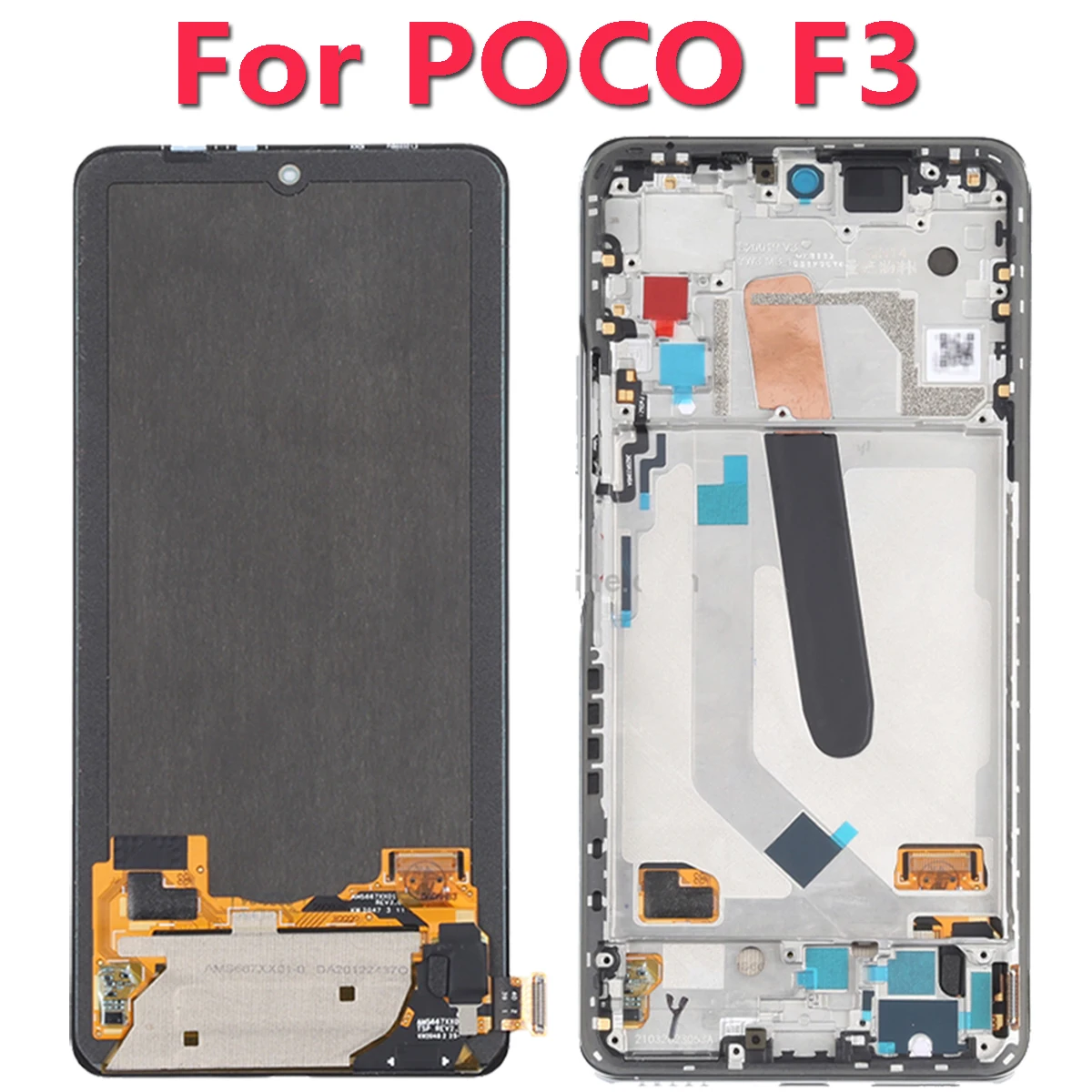 120 Гц Amoled для POCO F3 M2012K11AG, ЖК-дисплей, детали для ремонта ...