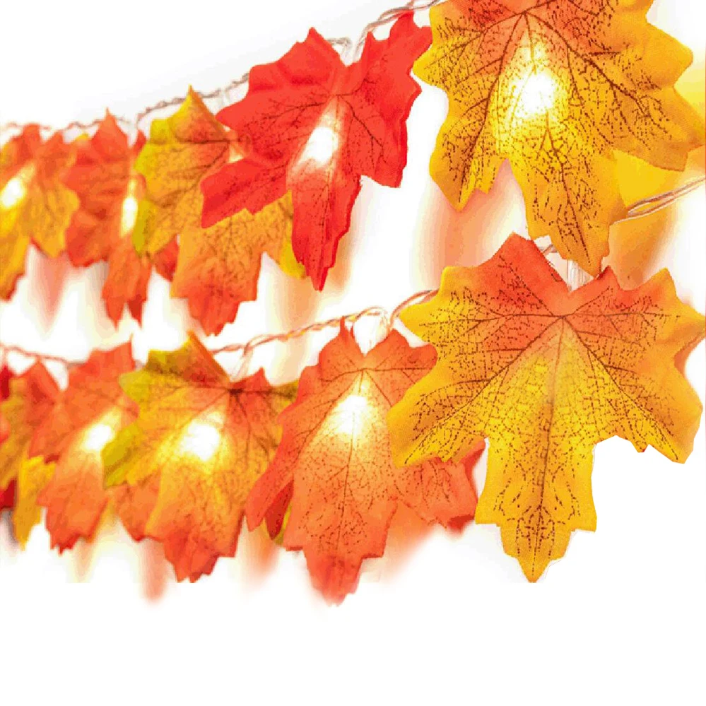 Fairy-Led-String-Maple-Leaf-Two-Layer-Leaves-Light-USB-Battery-Power ...