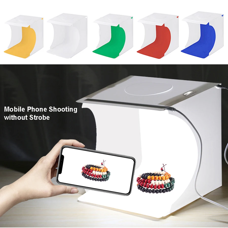 Light Booth Photography | 2 Led Studio Photo Box | Photo Booth Light ...