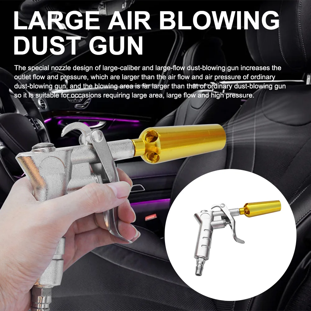 Air Blow Gun High Pressure Zinc Alloy Air Gun Aluminum Air Flow Nozzle ...