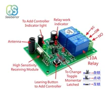 Wireless Relay Switch 315mhz 10a | 12v Long Range Wireless Switch ...