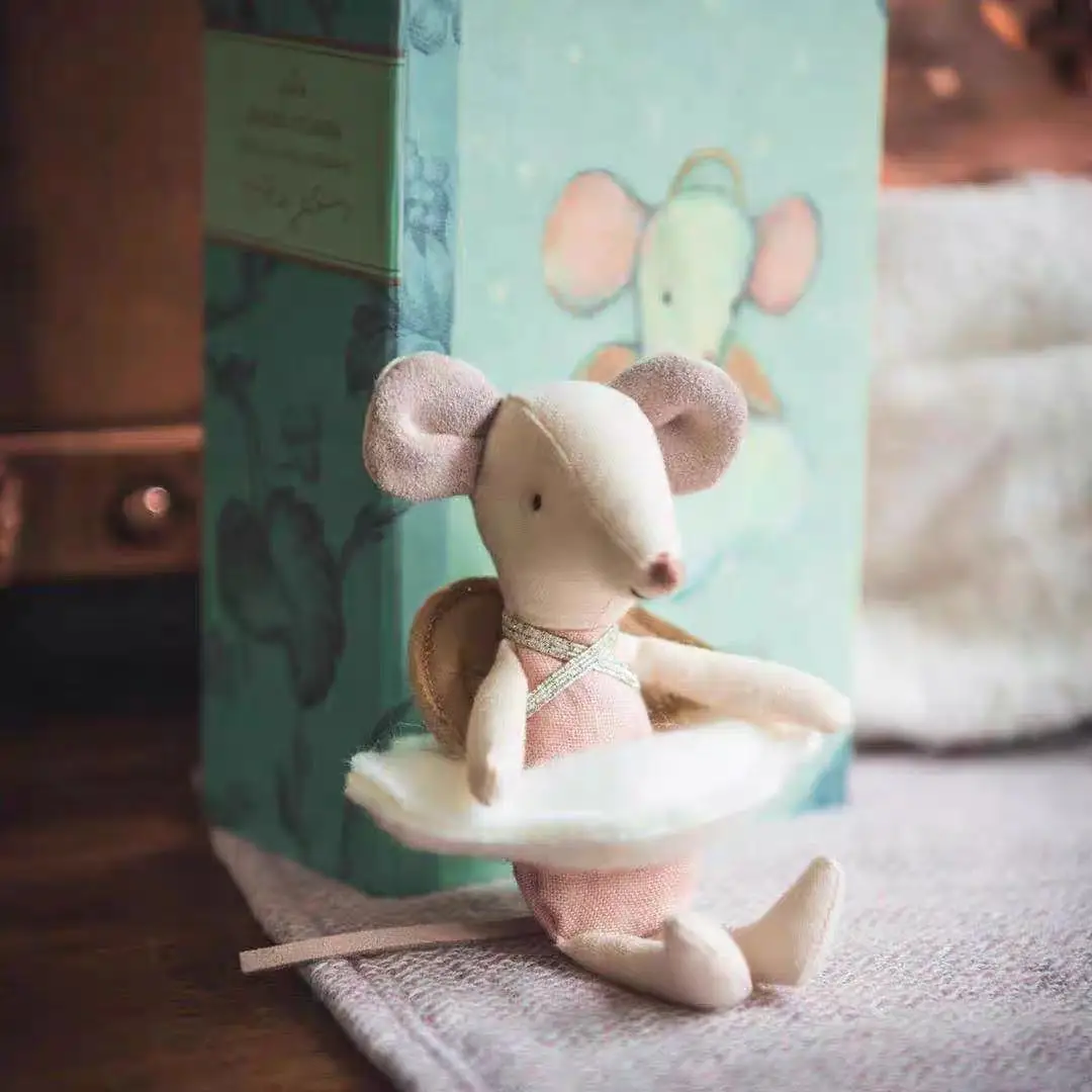 12cm-Mini-Angel-Mouse-in-Book-Chritmas-New-Year-Gift-Handmade-Cute ...