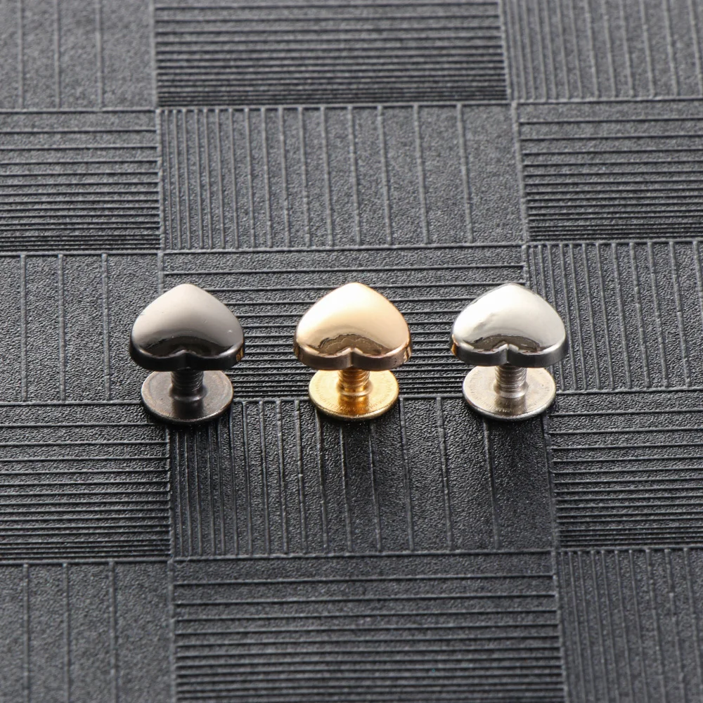 Rivets,Paquet de 10 Rivets, motif cœur, boutons pour tissu pantalon ...