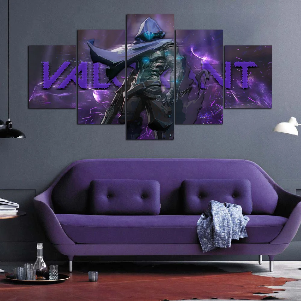 Valorant Oil Painting On Canvas Wall Art Home Decor Video Game Poster ...