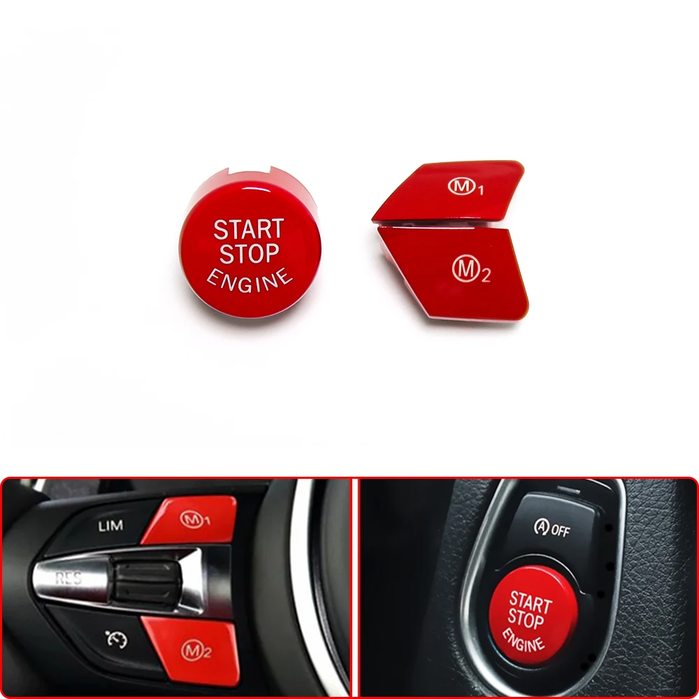 Car Engine Start Stop Cover For BMW 1 2 3 4 5 6 Series M2 M3 M4 M5 M6 ...