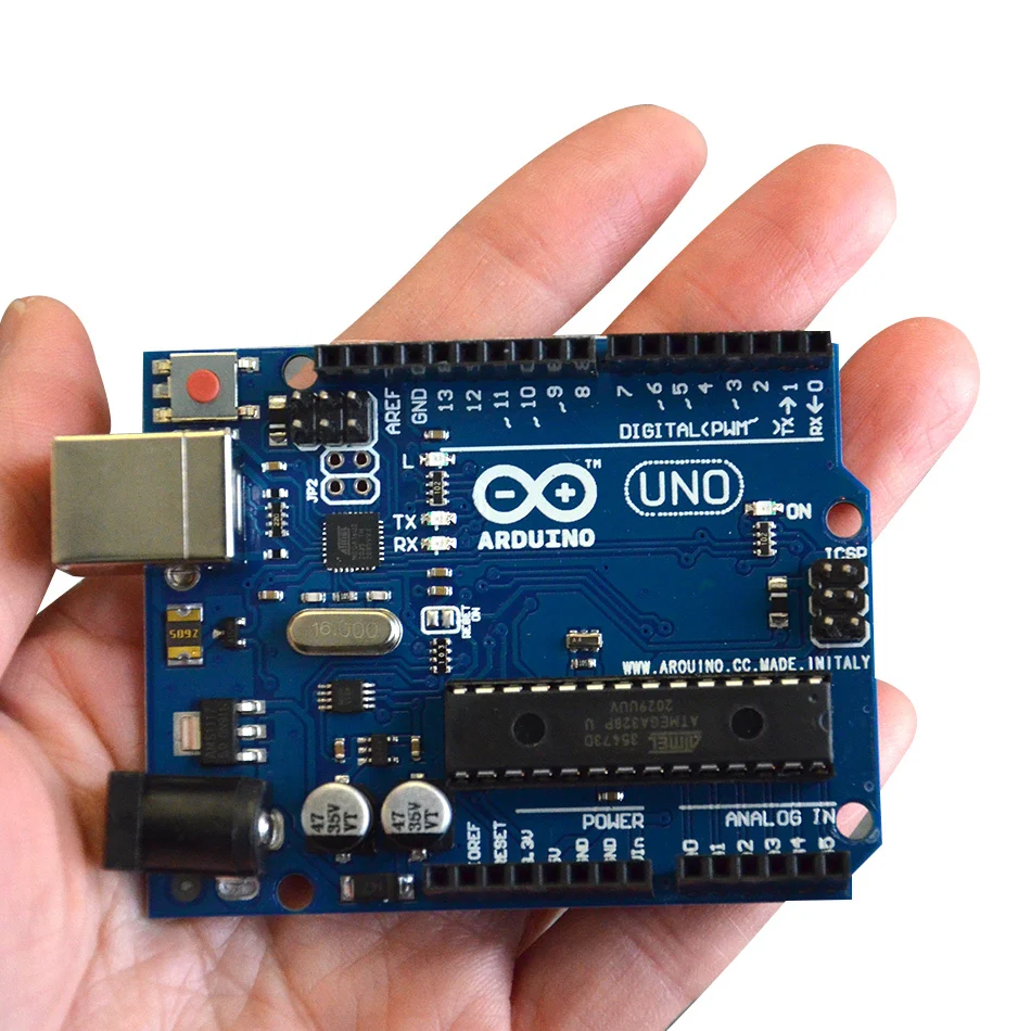 Caja oficial UNO R3, Chip para placa de desarrollo Arduino UNO R3 ...