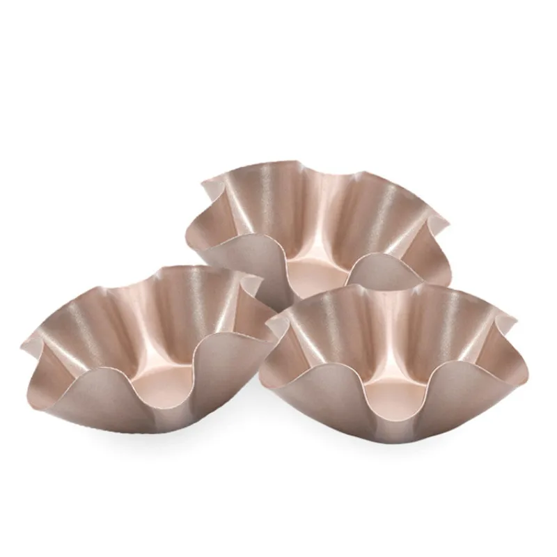 6 inch Non stick Flower shaped Tart Mold Carbon Steel Tortilla Salad ...