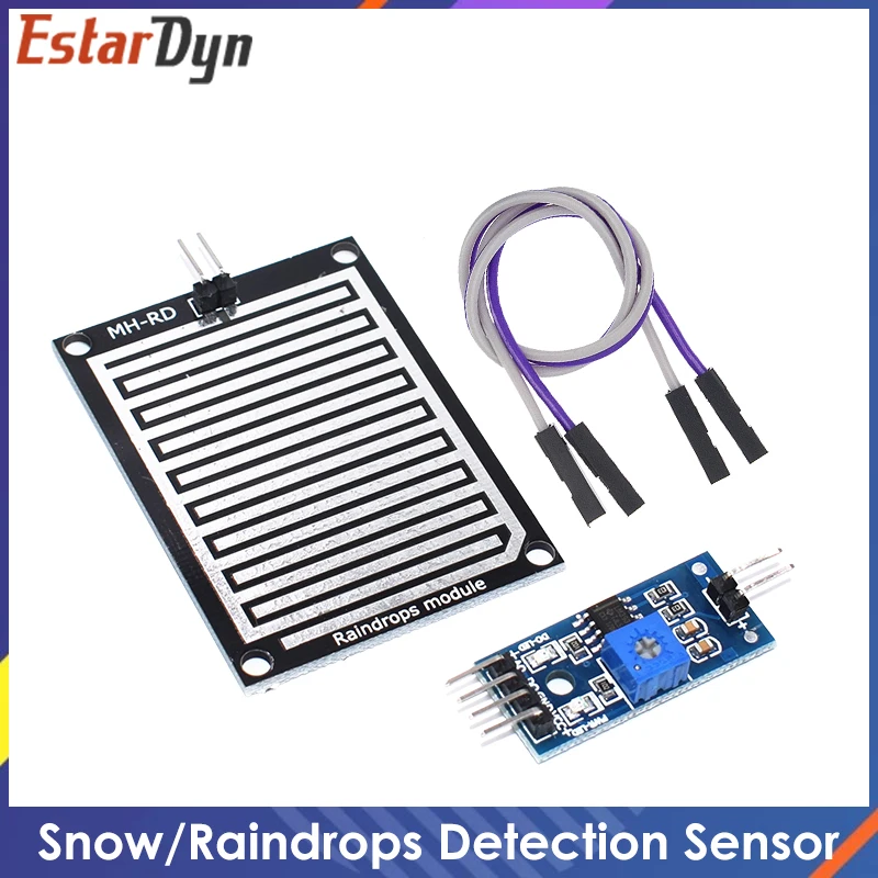 Snow Raindrops Detection Sensor Module Rain Weather Module Humidity For ...