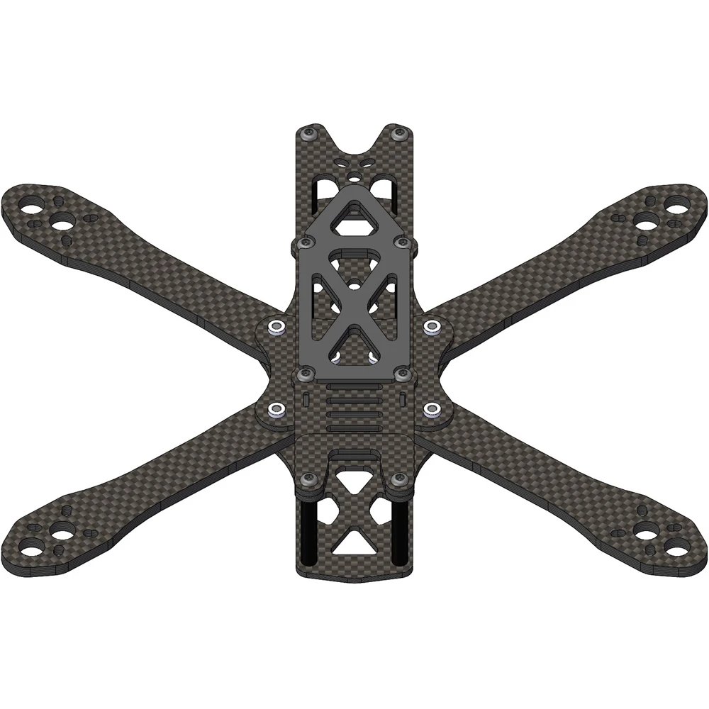 Alien Fpv Frame Alien Rr5 5/6/inch 4/6mm Frame Kit Rc Drone Fpv Racing ...