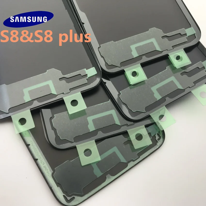 Samsung Galaxy S8 G950 S8 plus G955 задняя крышка батарейного отсека Корпус Замена запасных ...