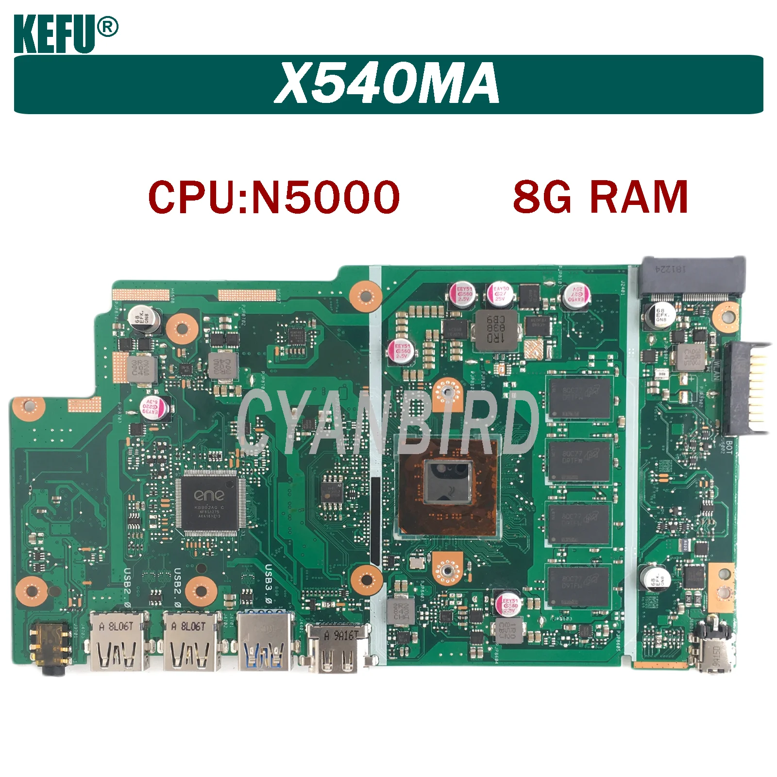 KEFU X540MA is suitable for ASUS X540MA A540 X540M laptop motherboard ...