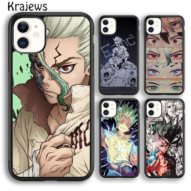 Anime Dr. Stone Senku Ishigami Phone Case Cover For iPhone 14 5s SE ...