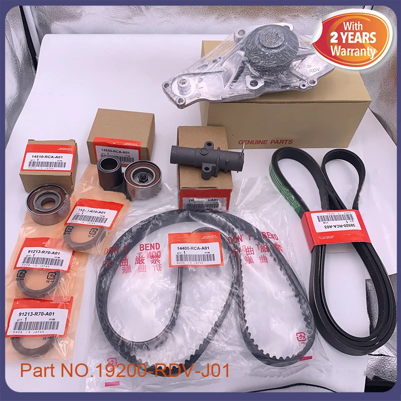 정품 워터 펌프 및 타이밍 벨트 키트, 03 14 혼다 어코드, ACURA, MDX, 오디세이, 3.5L, V6, 14400 ...