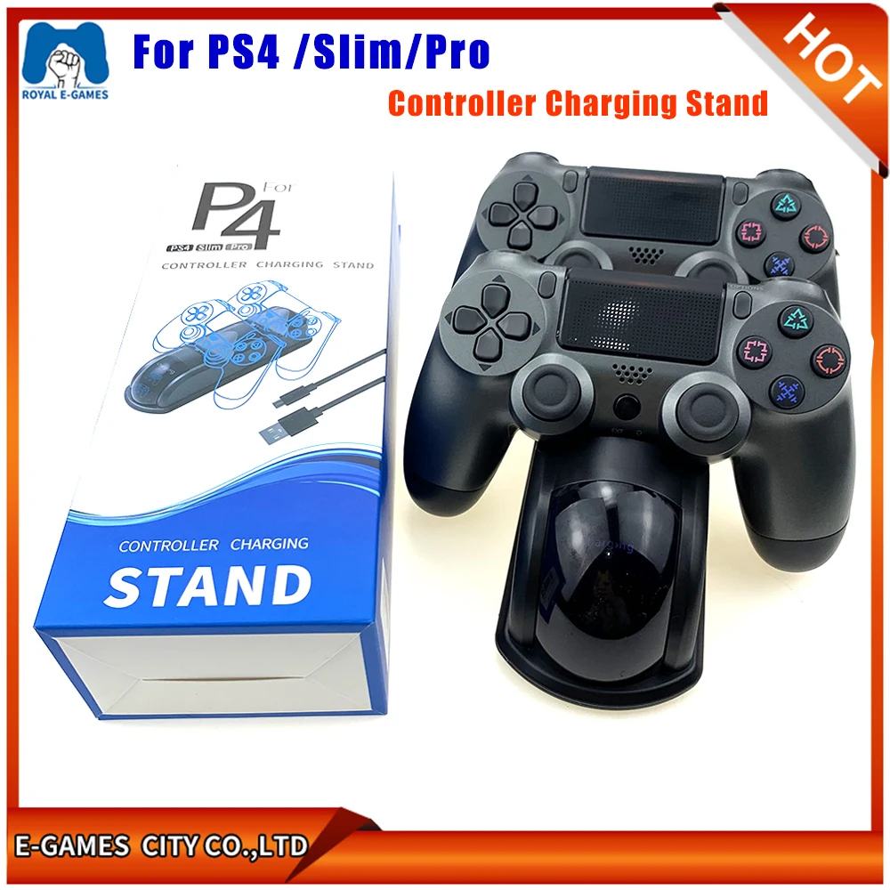 Fast Charging For Ps4 Dock Dual Controllers Charger Charging Station ...