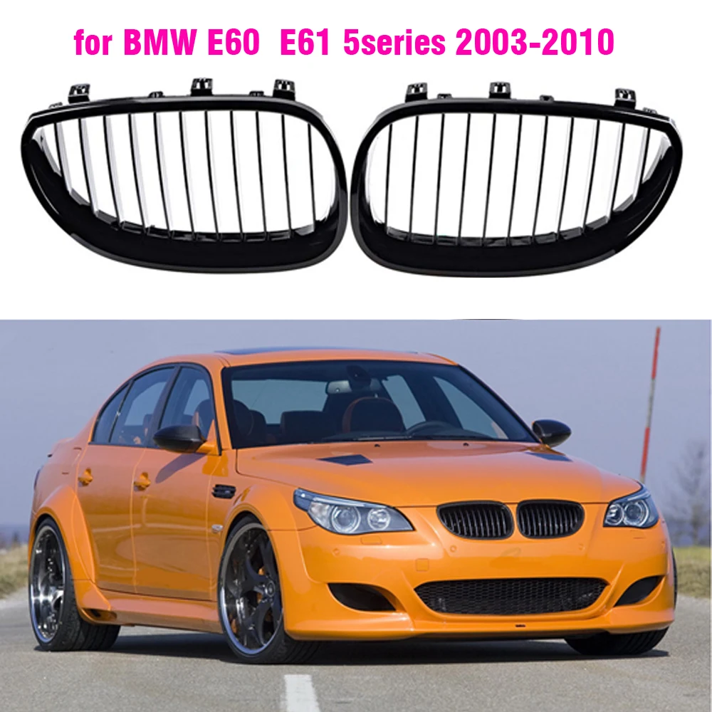 Grill Front Kidney Sport Grilles Hood Grill for BMW E60 E61 5 Series M5 ...