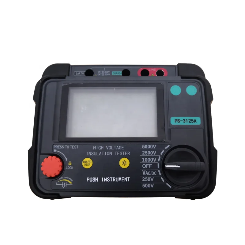 1kv 2kv 5kv electric megger digital insulation resistance tester - buy ...