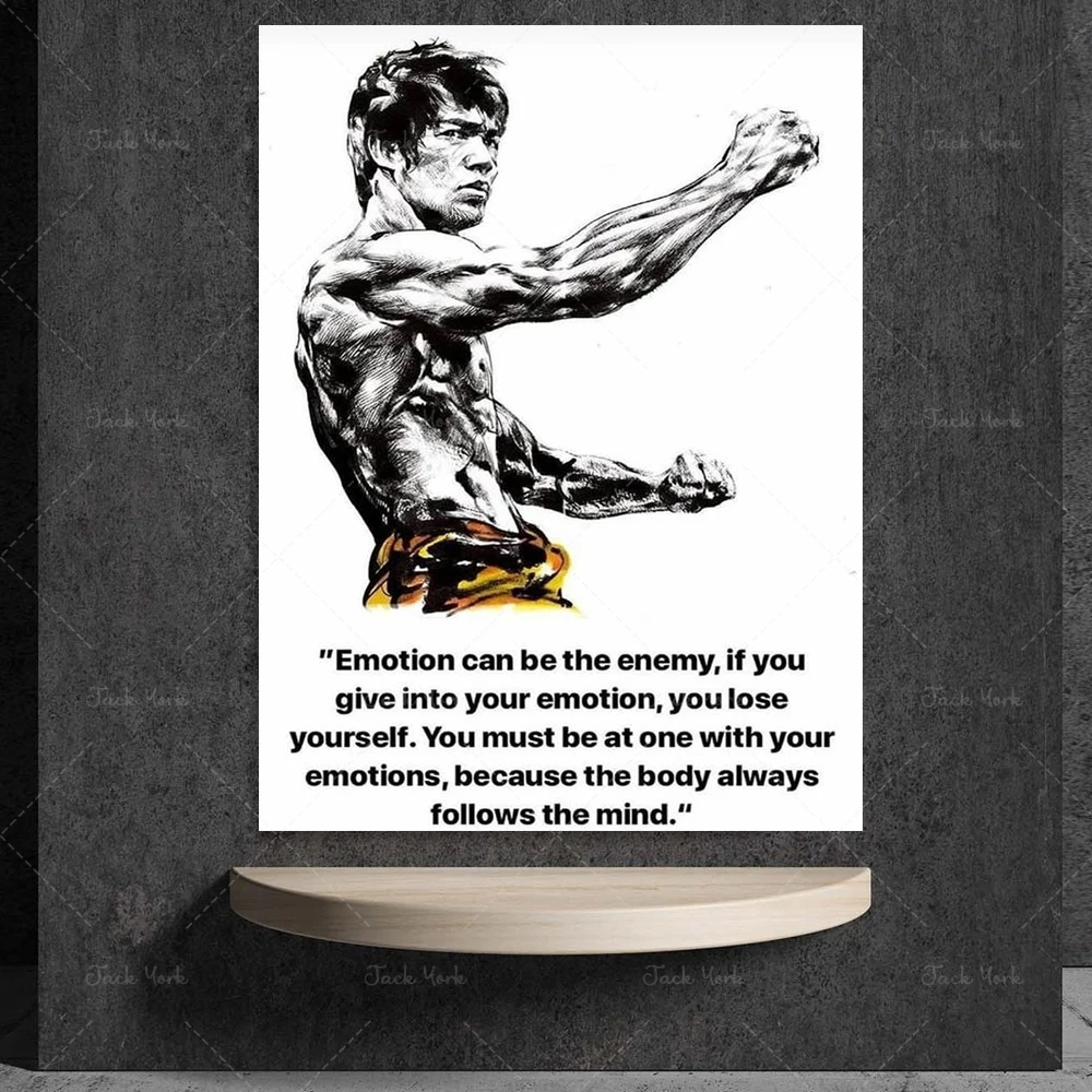 Bruce Lee Poster Quote
