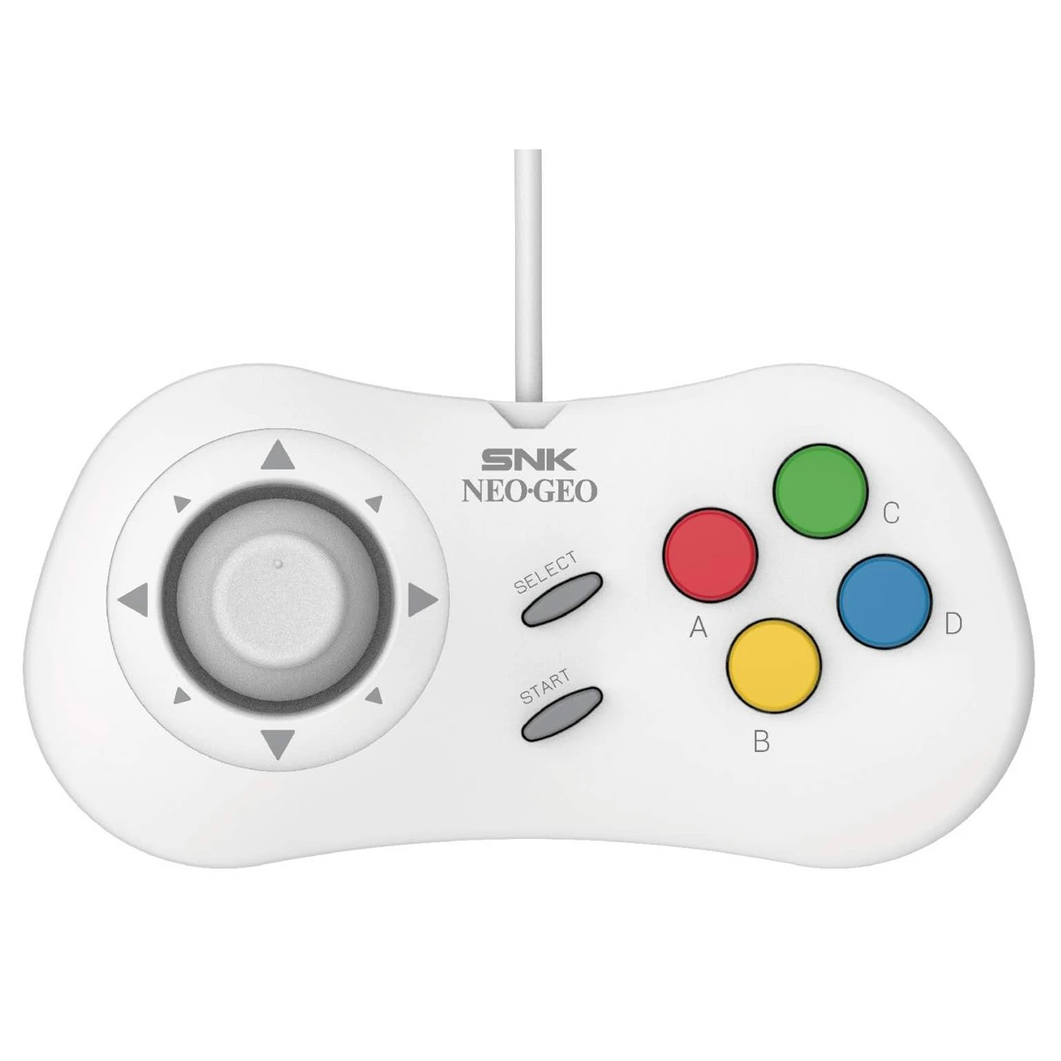Original-neogeo-mini-gamepad-controlador-jogo-branco-ver-snk-retro ...