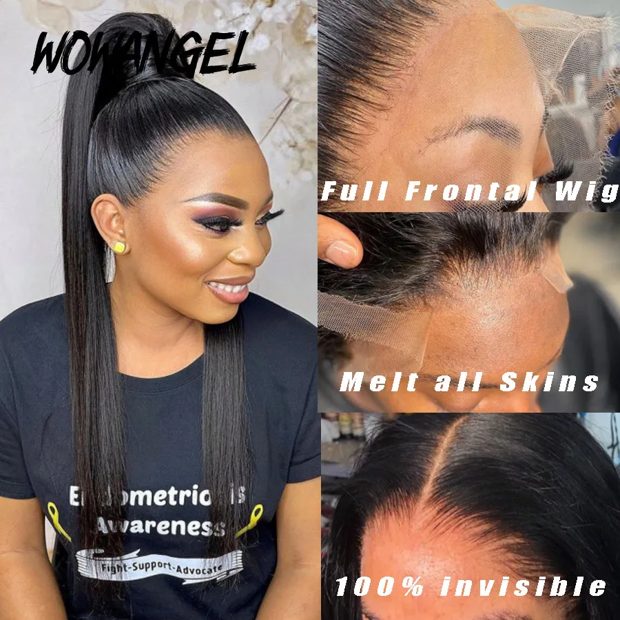 360 Hd Lace Wigs Invisible Hd Lace Melt Skin Straight 13x6 Hd Lace ...