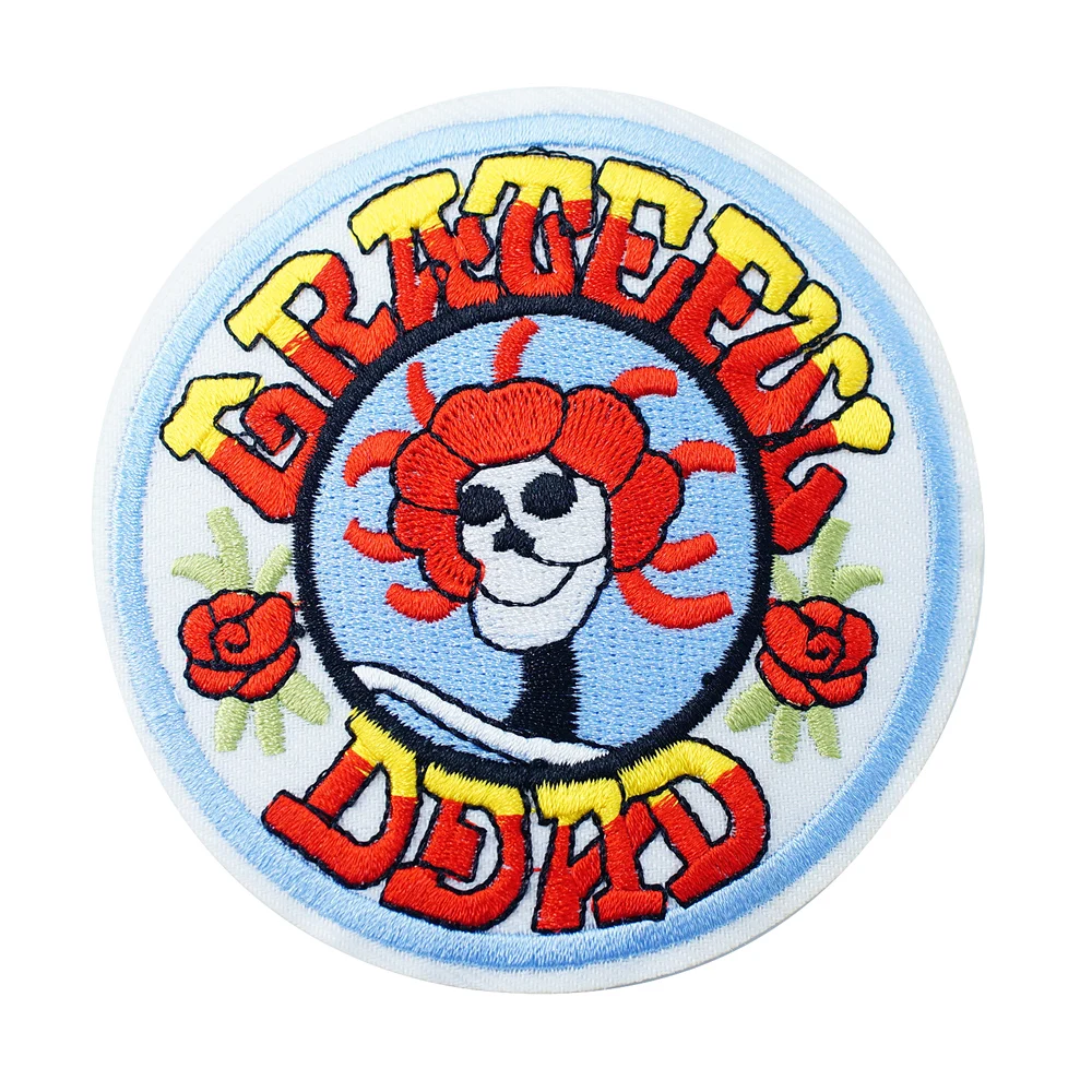 Grateful Dead Clothes Patches | Badges - 9.0x9.0cm Diy Patches Cloth ...