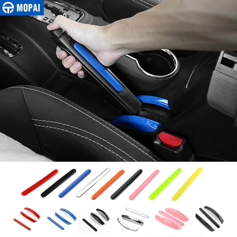 MOPAI ABS Car Handbrake Decoration Cover Interior Hand Brake Decoration Stickers for Jeep ...