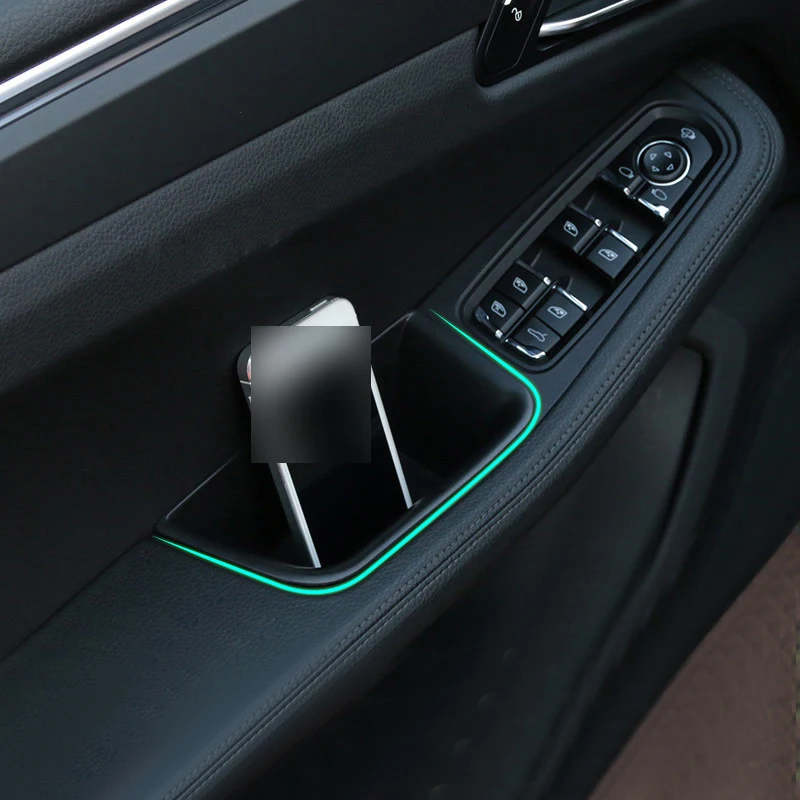 for Porsche macan interior storage box door armrest storage box ...
