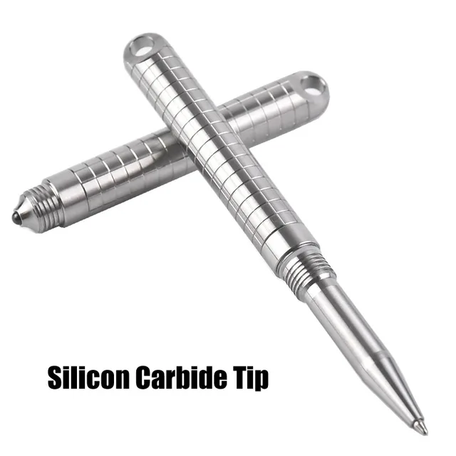 2021 New Mini Titanium Tactical Pen Self Defense EDC Tool Portable ...