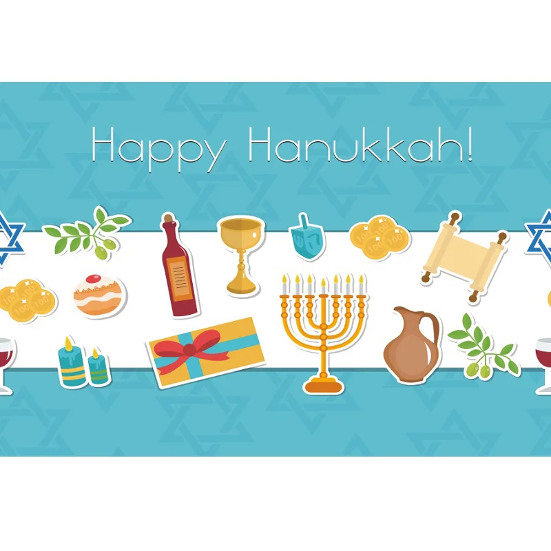 Hanukkah Party Food Clipart
