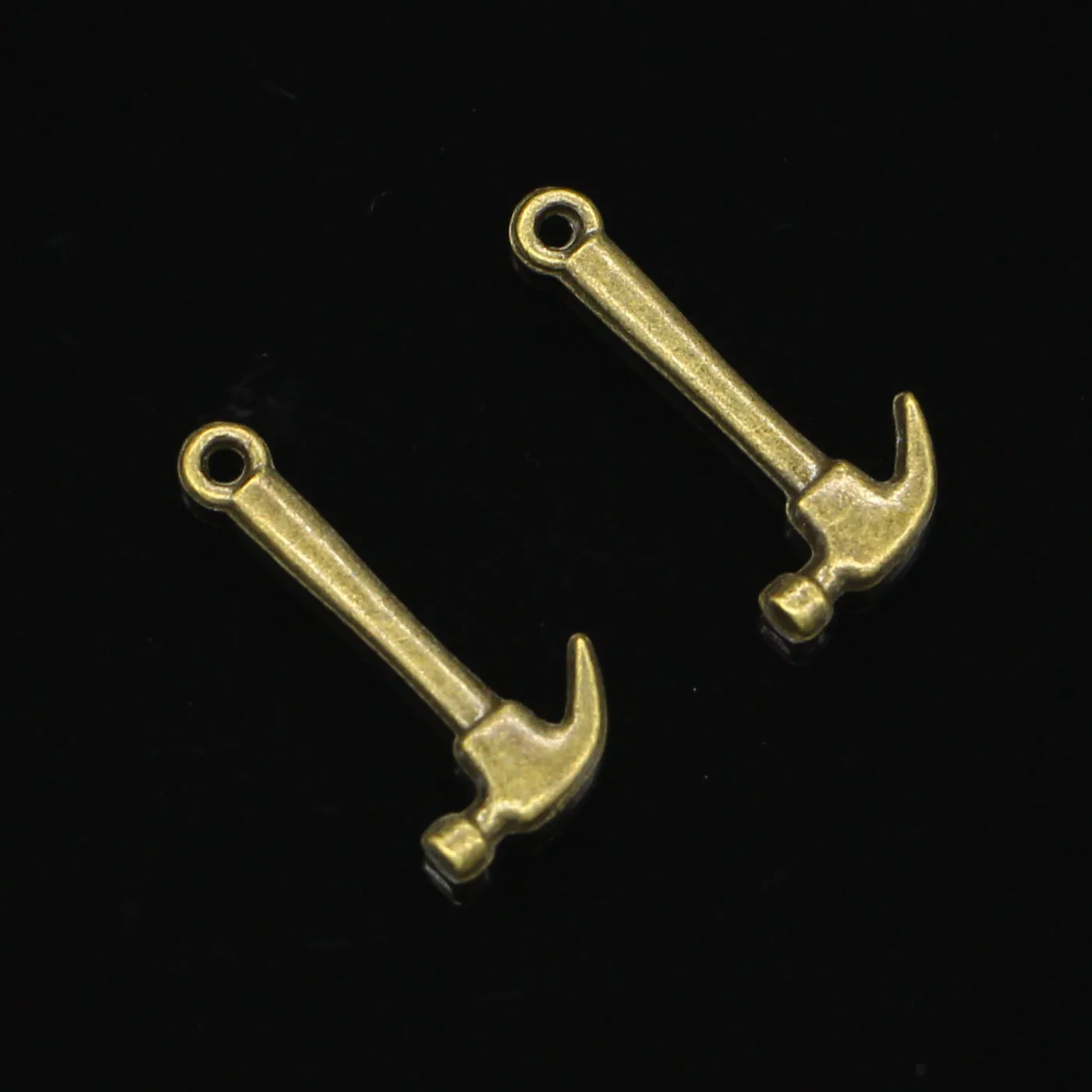 Herramientas de martillo chapadas en bronce antiguo, colgante para ...