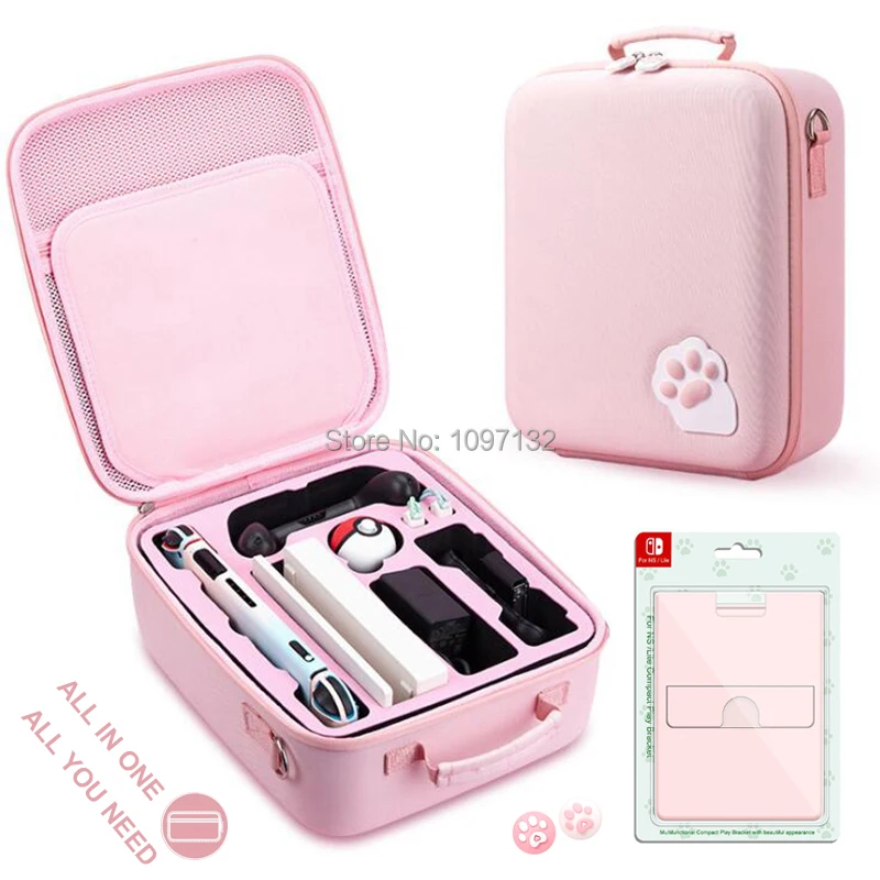 Cute Portable Hard Shell Case for Nintend Switch Nylon Carrying Storage ...