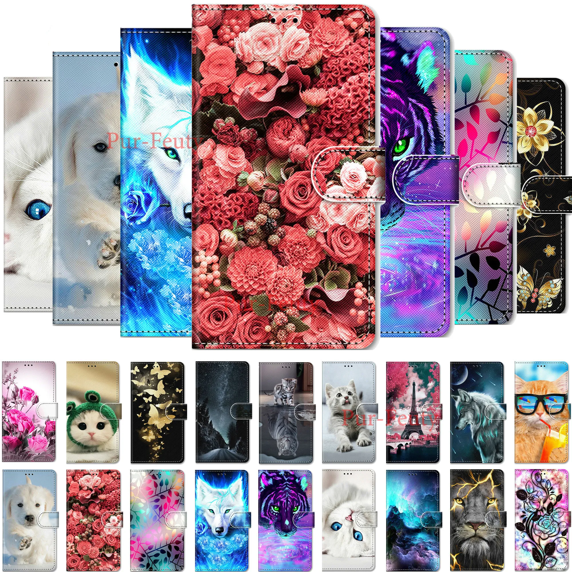 for Nokia 2.3 nokia2.3 TA 1209 TA 1194 cover painted flip magnetic ...