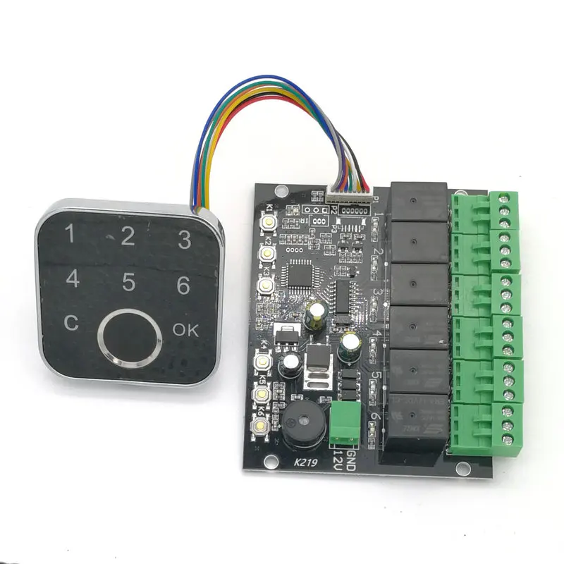 K219B-Programmable-Password-Fingerprint-Switch-Control-Version-6-Relay ...