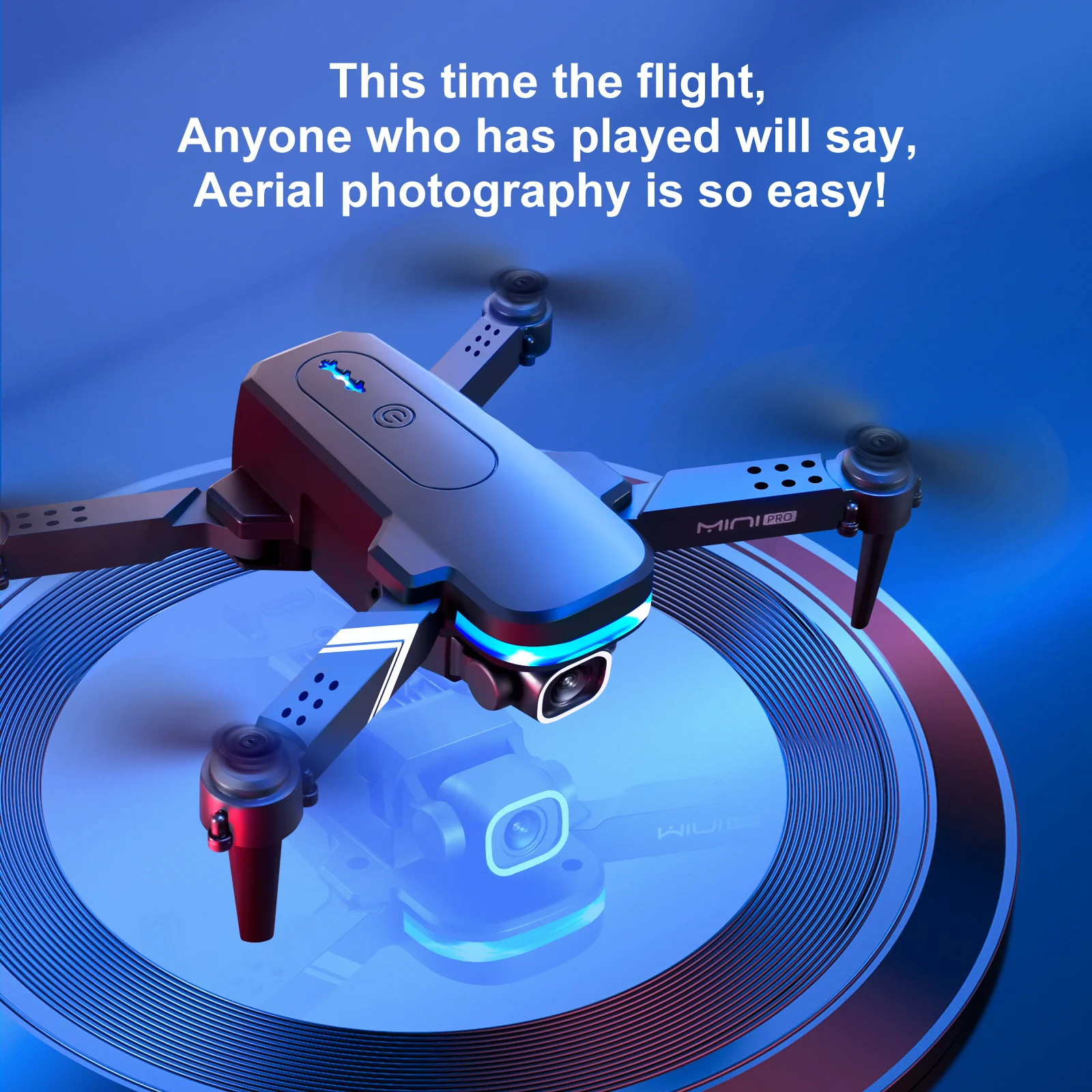 Gris simple4k 3b - Mini Drone Ky910 À Double Caméra 4k Hd, Grand Angle ...