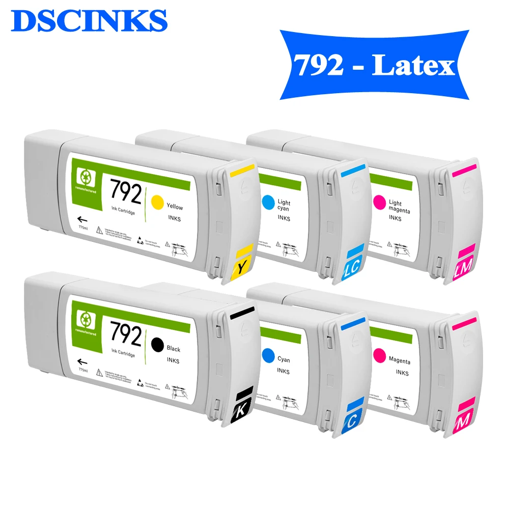 Latex ink 792 Remanufactured Ink Cartridge for hp 792 HP Latex 210 260 ...