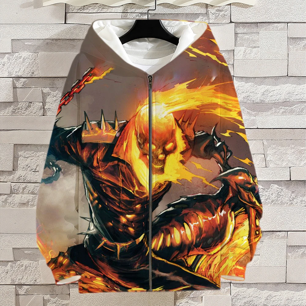 Ghost Rider Zip Up