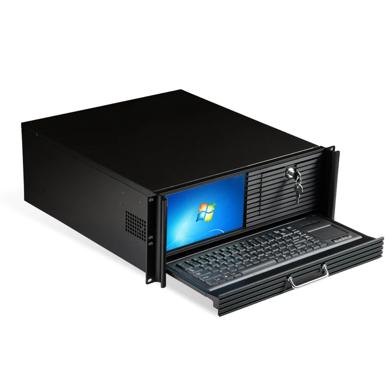 4U-chassis-aluminum-panel-9-inch-LCD-screen-with-mouse-and-keyboard ...