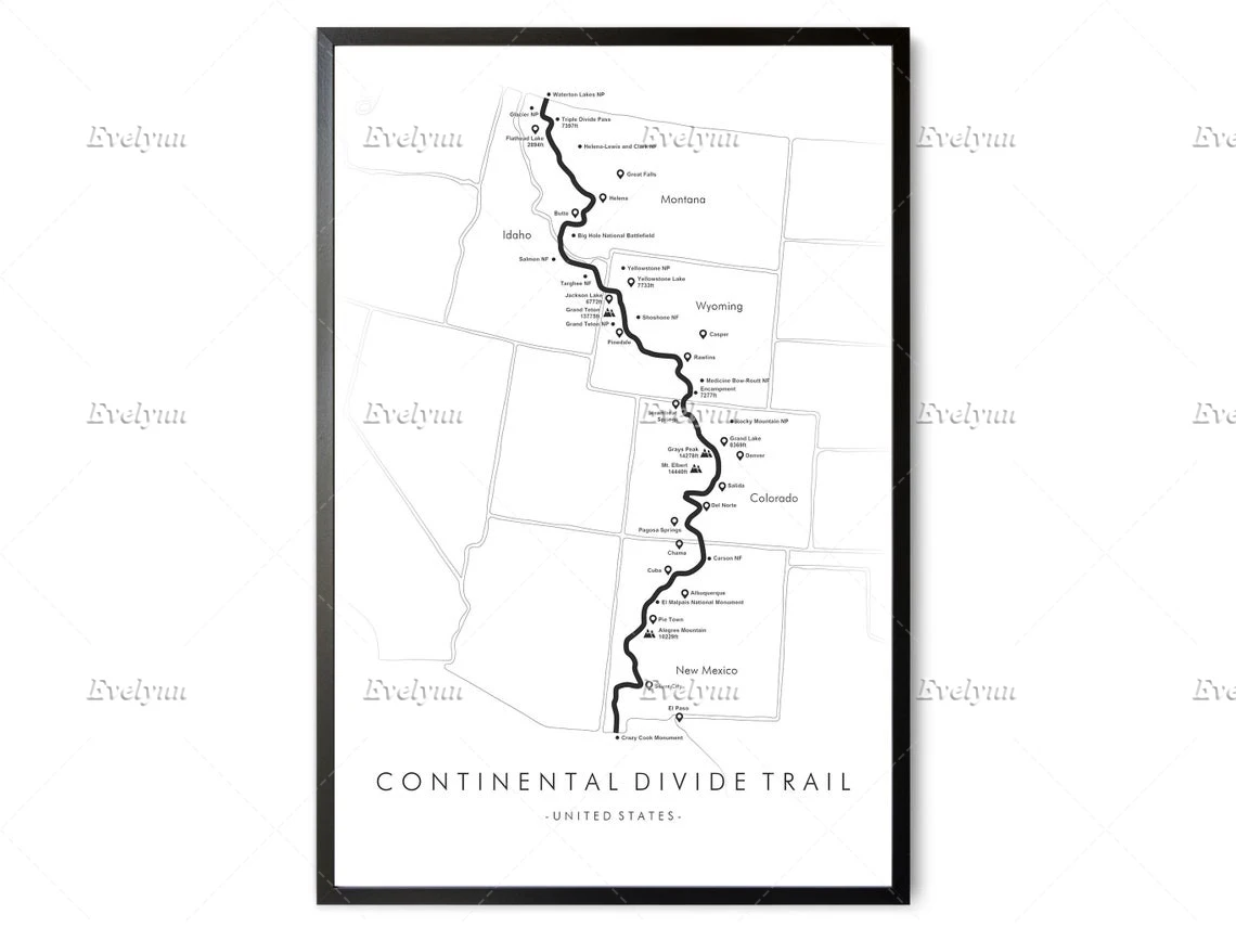 Continental Divide Diagram