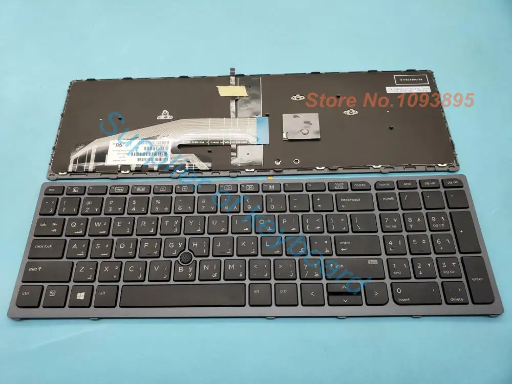 Original-NEW-Arabic-Keyboard-For-HP-Zbook-15-G4-17-G4-Laptop-Arabic ...