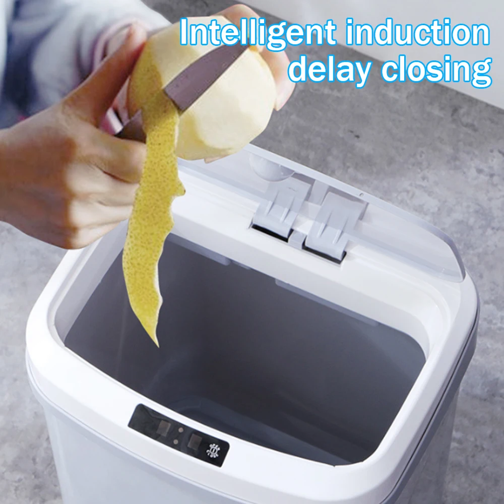 Intelligent Induction Motion Sensor Waste Bins Wide Opening Eco ...
