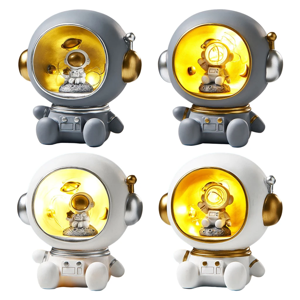 Space-Astronaut-Statue-Coin-Piggy-Bank-Spaceman-Night-Lamp-Desktop ...