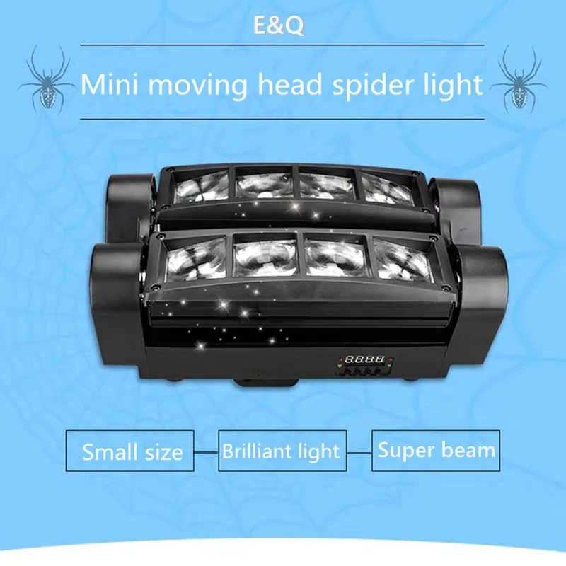 E&q Professional Stage Spider Light Led Mini Spider Light Moving Head ...